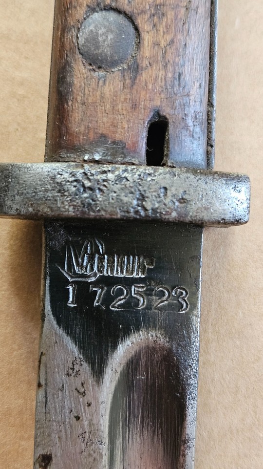 65. Original Polish Army Wz 24 bayonet with steel scabbard | eBay