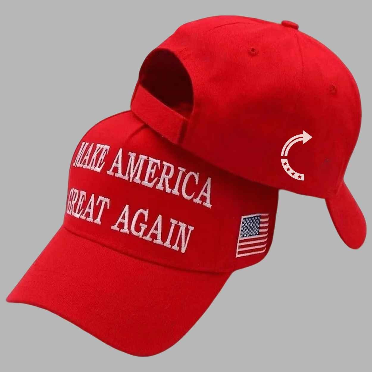 Donald Trump Hat Make America Great Again MAGA Red- Kirk