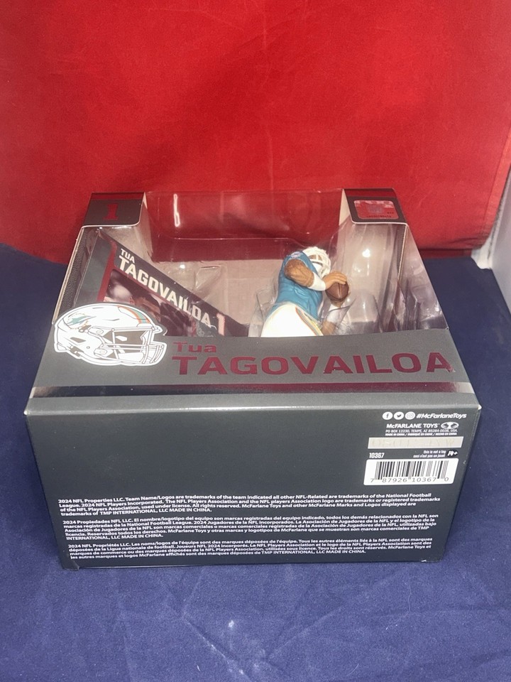 Tua Tagovailoa Mcfarlane NFL Legacy Series Figure 10 NFL Football Miami ...