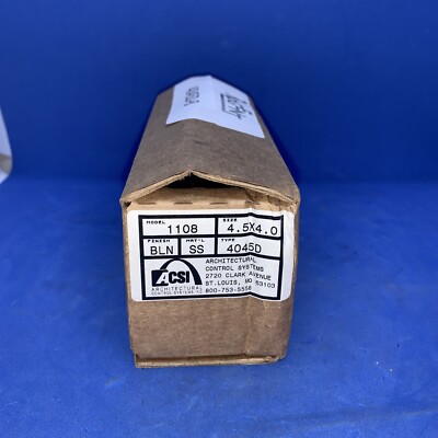 ACSI 1108 Brushed Stainless Steel Exterior Hinge, 4.5" x 4.0” Type ...