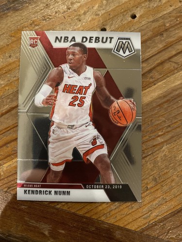 2019-20 Panini Mosaic #268 Kendrick Nunn NBA Debut Rookie Card RC Miami ...