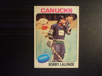 1975-76 Topps Hockey Bobby Lalonde Card # 246 | eBay