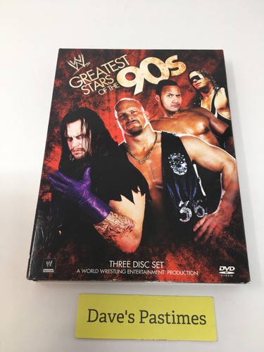 WWE Greatest Stars of the 90s (DVD, 2009, 3-Disc Set) Rock Austin ...