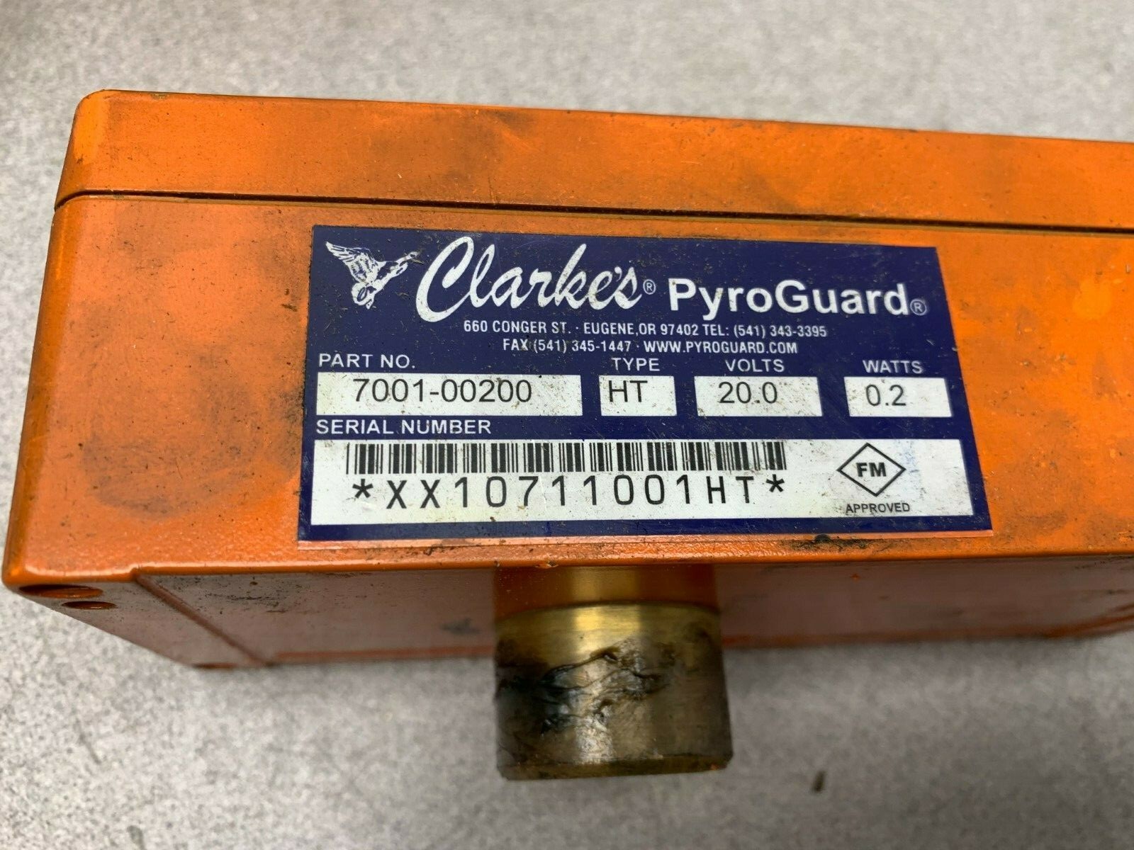 USED CLARKS PYROGUARD 7001-00200 | eBay