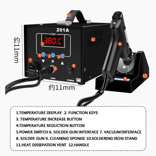 High-Power Electric Soldering Station Soldering Iron Automatic ...