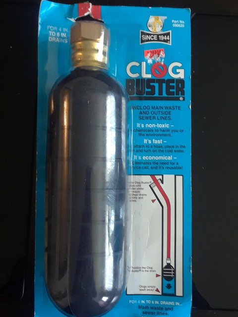 Pressure Washer Drain Clog Buster