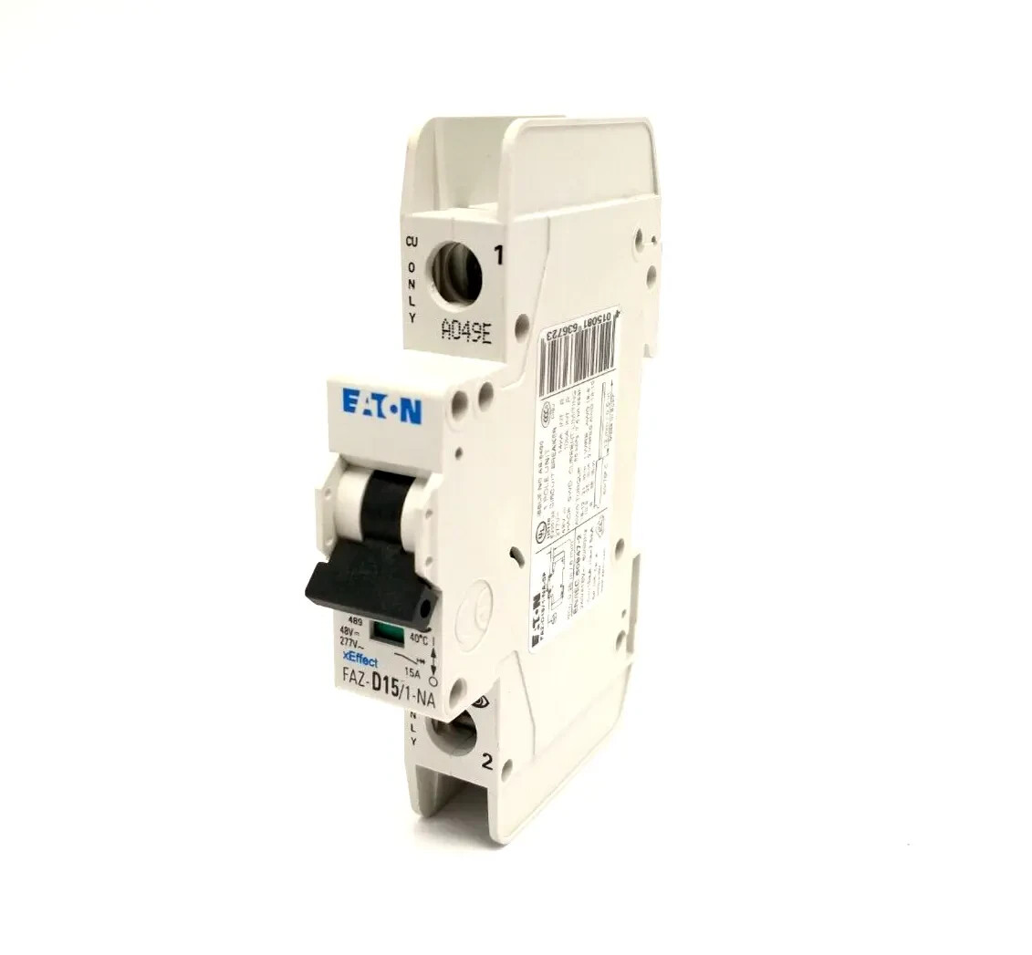 Eaton Faz-d15/1-na-sp Miniature Circuit Breaker 15a D Curve 1p for sale ...