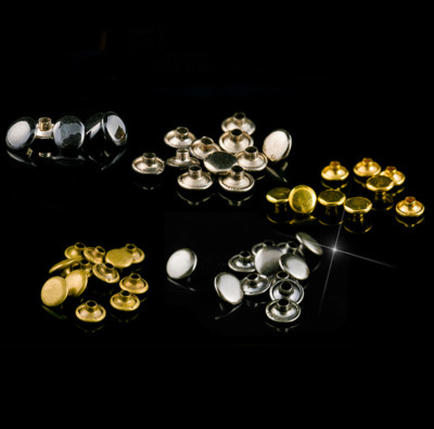 Single Cap Rivet Metal Stud Leather Belt Bag Craft Punk 3 4 5 6 7 8 9 ...