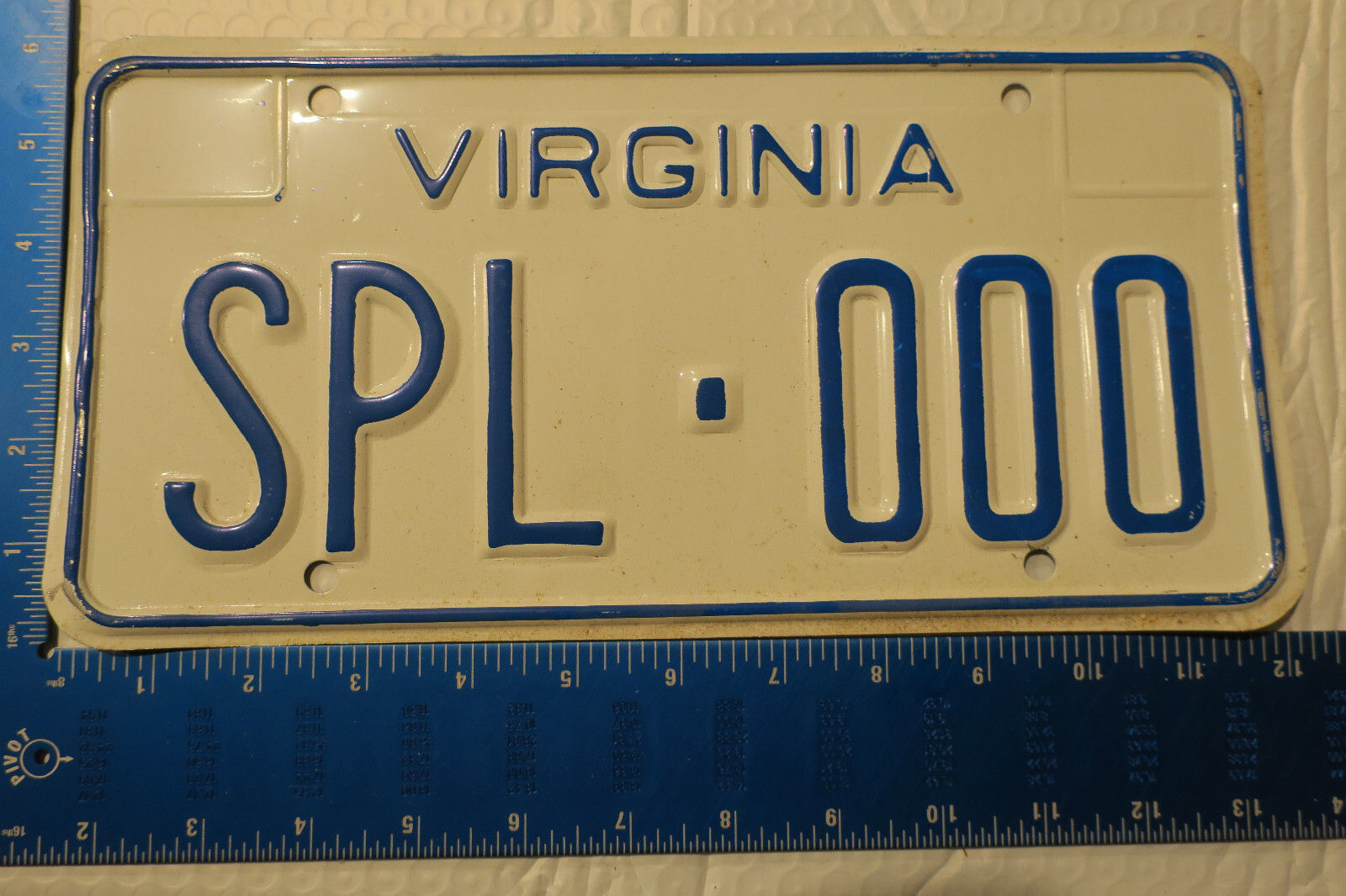 1973 73 VIRGINIA VA LICENSE PLATE TAG SAMPLE SPL-000 (KC2) | eBay