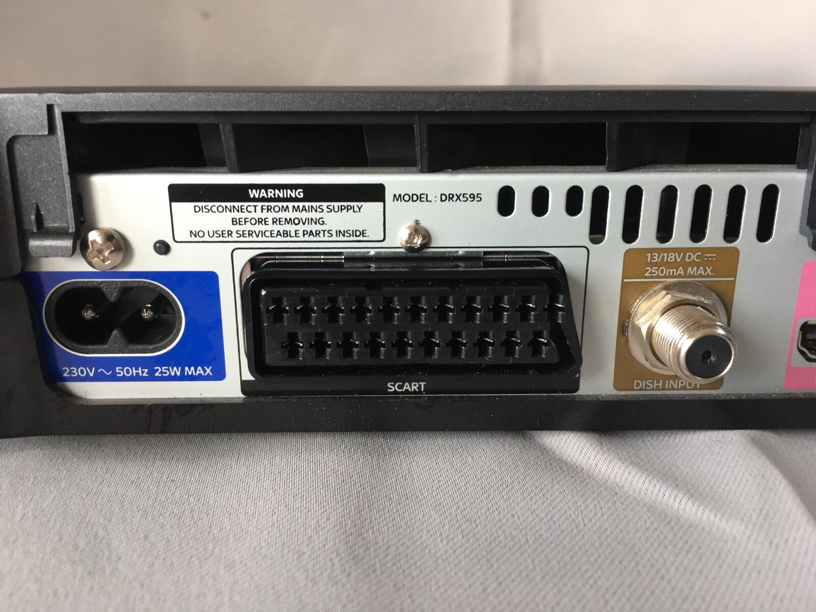 SKY HD Digibox & Remote - Latest Slimline DRX-595 - FREESAT **2 Year ...