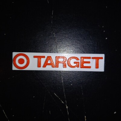 HO Scale 1:87 3D Target Store Front sign. 3D PRINTED | eBay
