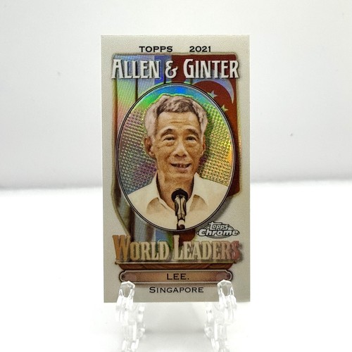 2021 Topps Allen & Ginter Chrome Lee Hsien Loong Refractor Mini #MWL-17 ...