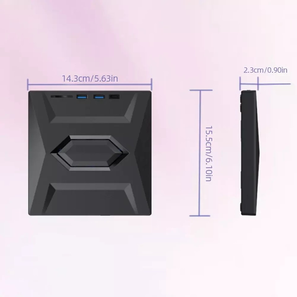 External CD DVD Drive USB 3.0 Writer Burner Player for PC Laptop ...