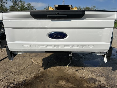 17-19 Ford Super Duty Step Tailgate White Superduty Tail Gate Pull Out ...