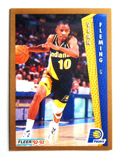 Vern Fleming Fleer 1992-93 Basketball Card (Indiana Pacers) VG | eBay