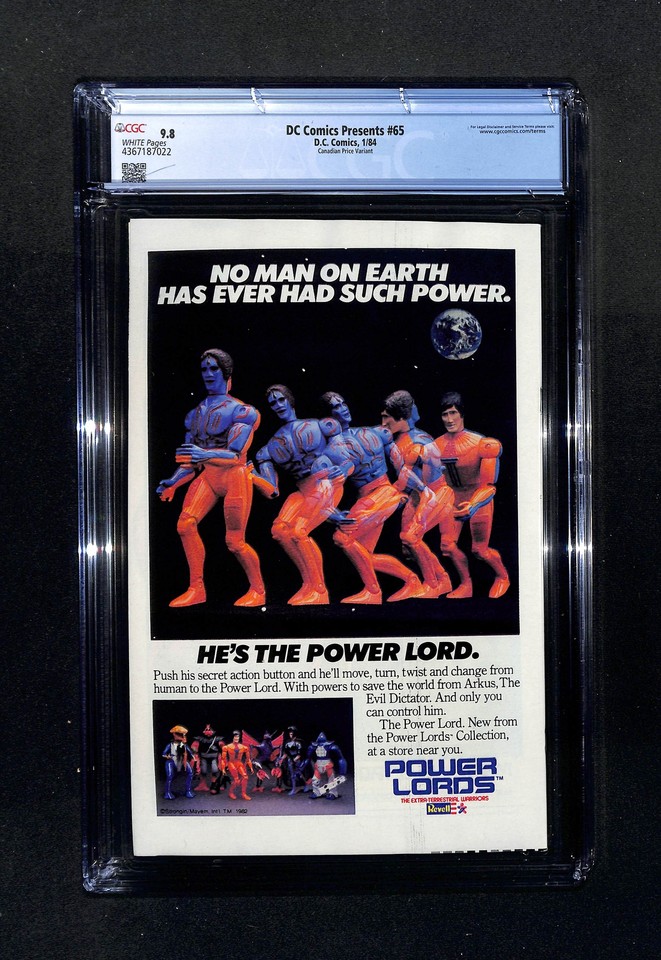 DC Comics Presents #65 CGC 9.8 - CPR - Only Graded Copy Superman Comic ...