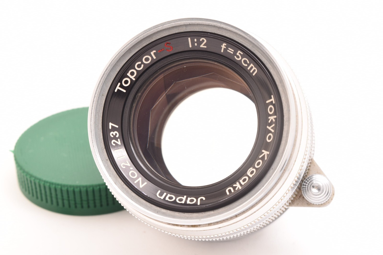 Tokyo Kogaku Topcor-S lens 50mm/F2 Leica 39mm LTM #211237 kjm 101-2-6 ...