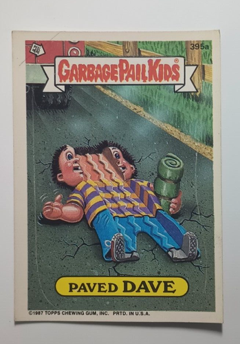 1987 Topps Garbage Pail Kids Paved Dave 395a | eBay