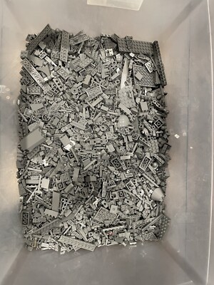 LEGO 150+ DARK GRAY PIECES FROM BULK! SORTED RANDOM LOT! 100% LEGO ...