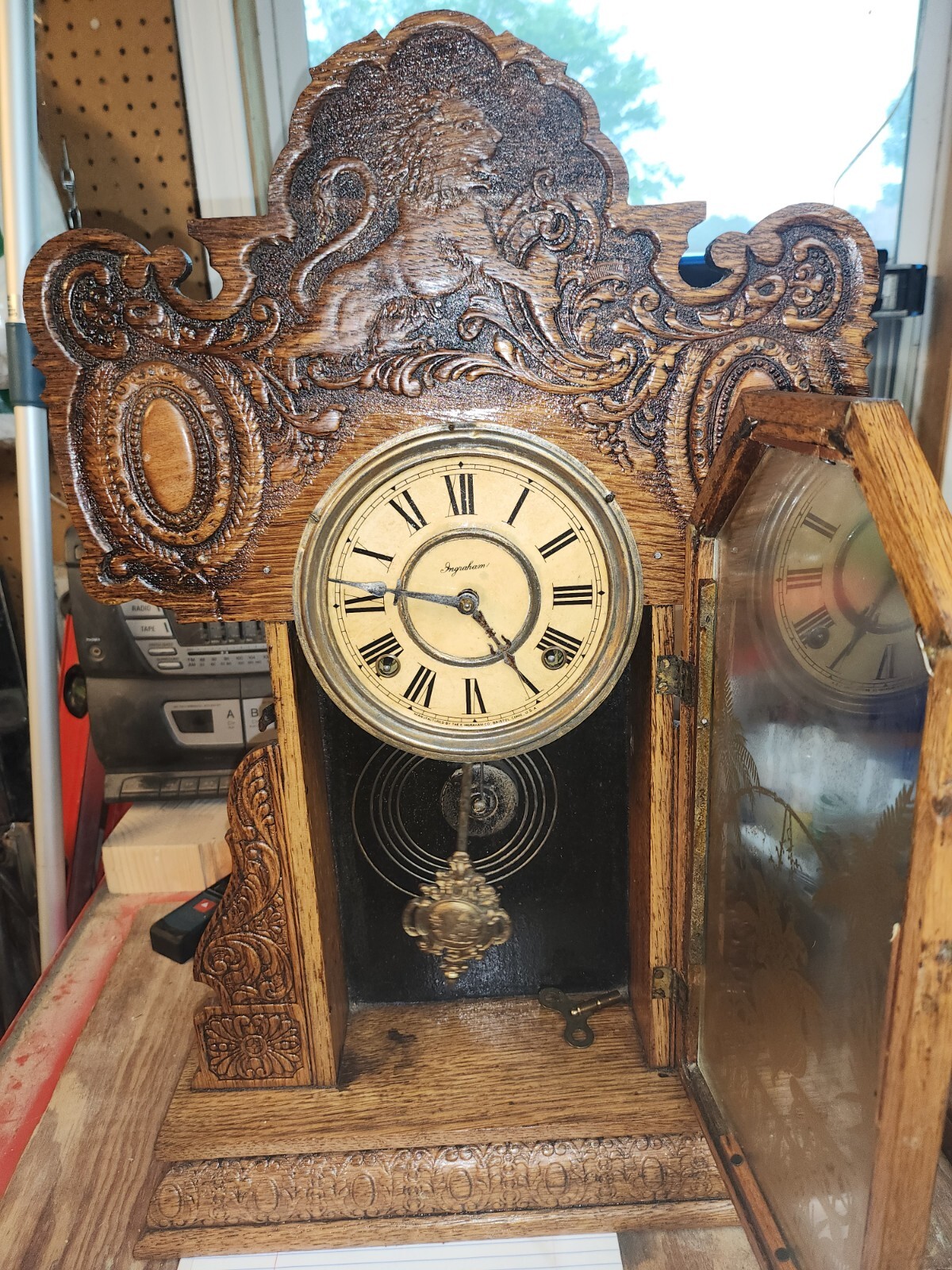 ingraham gingerbread clock | eBay