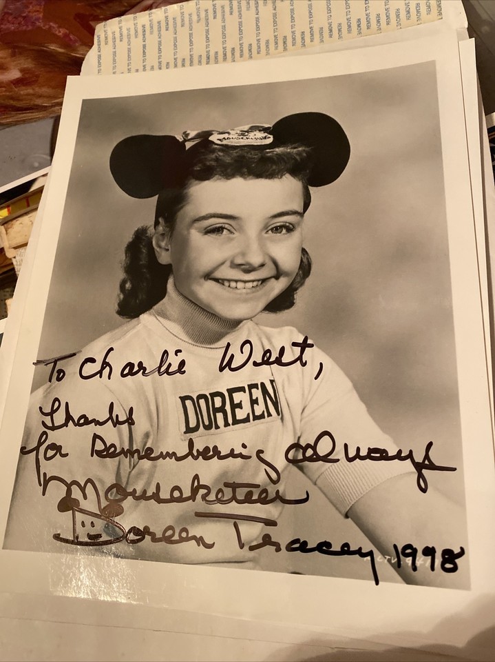 DOREEN TRACEY - 8 x 10 - THE MICKEY MOUSE CLUB - in Person | eBay