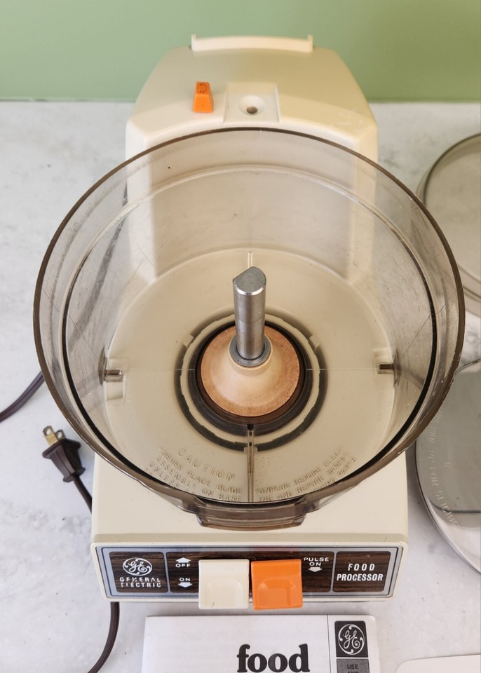 GE General Electric Vintage Food Processor FP1/4200 With Manual, Tested ...