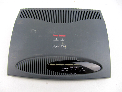 Cisco 1603 Ethernet Serial Modular Router 1600 Series ISDN Network LAN ...