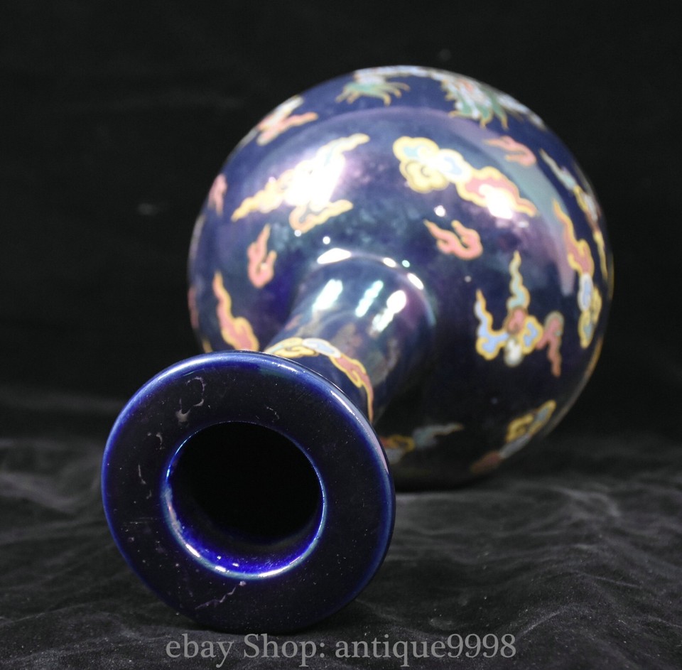 12'' Old Jian Kiln 7 Color Porcelain kylin Kirin Chi-Lin Kilin Qilin ...