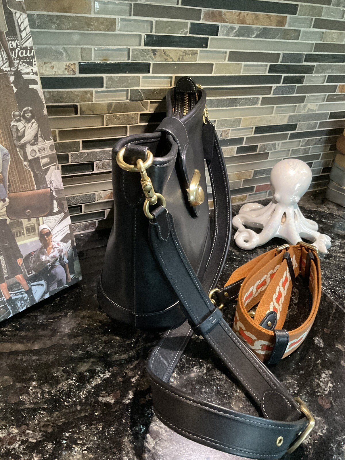 Coach Tali Bucket Bag Satchel CA112 Black - Gem