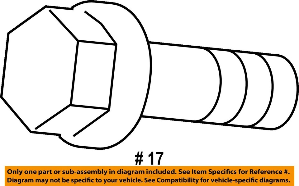 GM OEM 10-22 Cascada Bumper Components-Impact Bar Bolt 11589274 | eBay