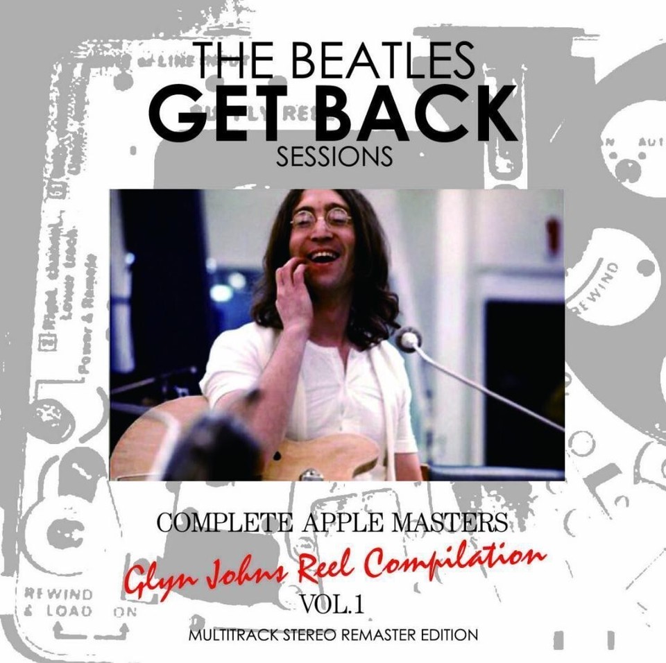 THE BEATLES GET BACK COMPLETE APPLE MASTERS GLYN JOHNS REEL COMPILATION ...