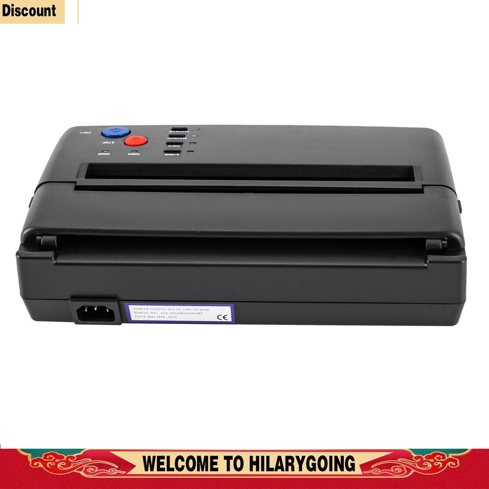 Tattoo Transfer Stencil Copy Machine Stencil Thermal Copier Printer for ...