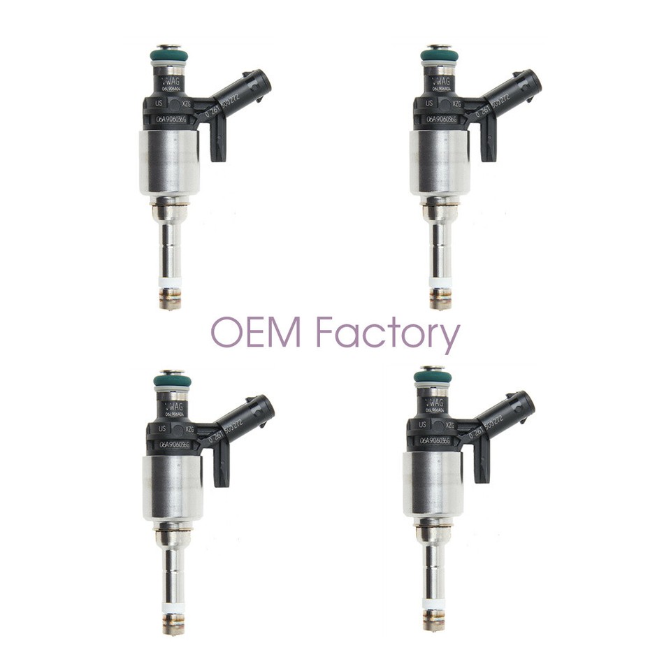 OEM Bosch 06A-906-036-G 4 pcs Fuel Injectors for AUDI Q5 VW Golf Jetta ...