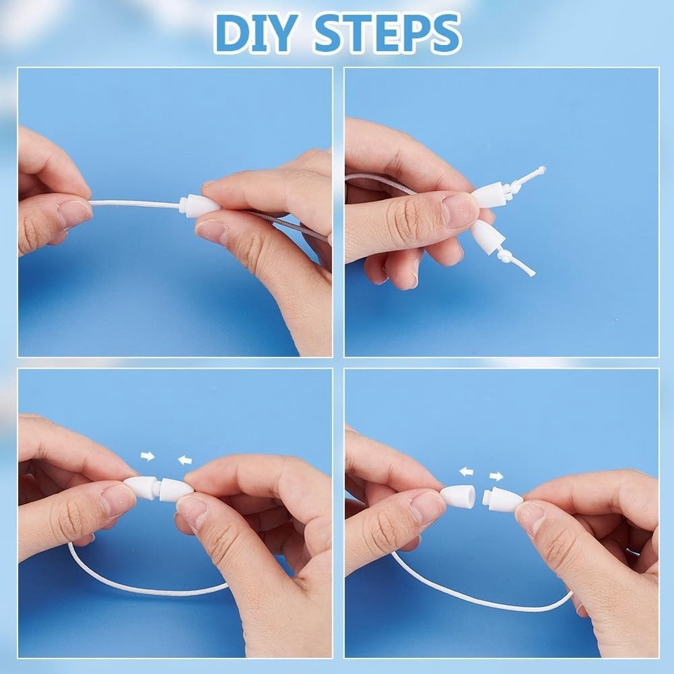 Lanyard Breakaway Buckle,24mm Black Bead Connector Closure Buckle for ...