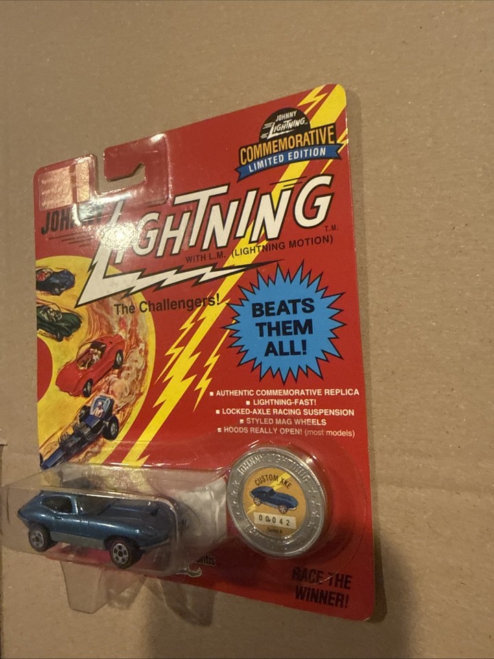 Johnny Lightning Series A Custom XKE Blue 1:64 Scale #42 Low Mint ...