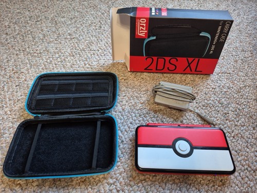 Nintendo 2DS XL Pokeball Edition With Carrying Case And Charger | eBay
