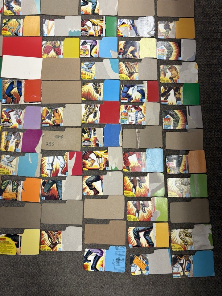 + Vintage GI Joe Huge Lot of 123 File Back Cards *STB | eBay