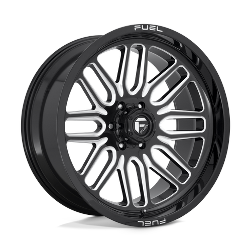 20x10 Fuel D662 IGNITE GLOSS BLACK MILLED Wheel 6x135 (-18mm ...