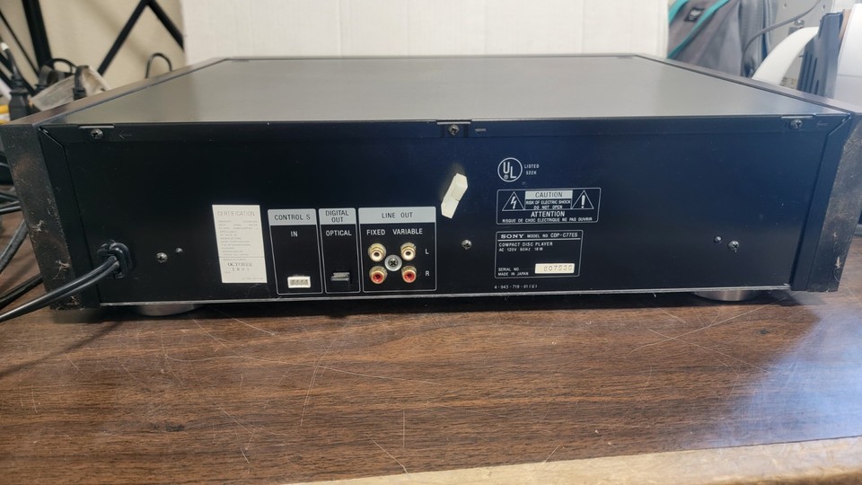 Sony CDP-C77ES 5-Disc CD Changer Player | eBay
