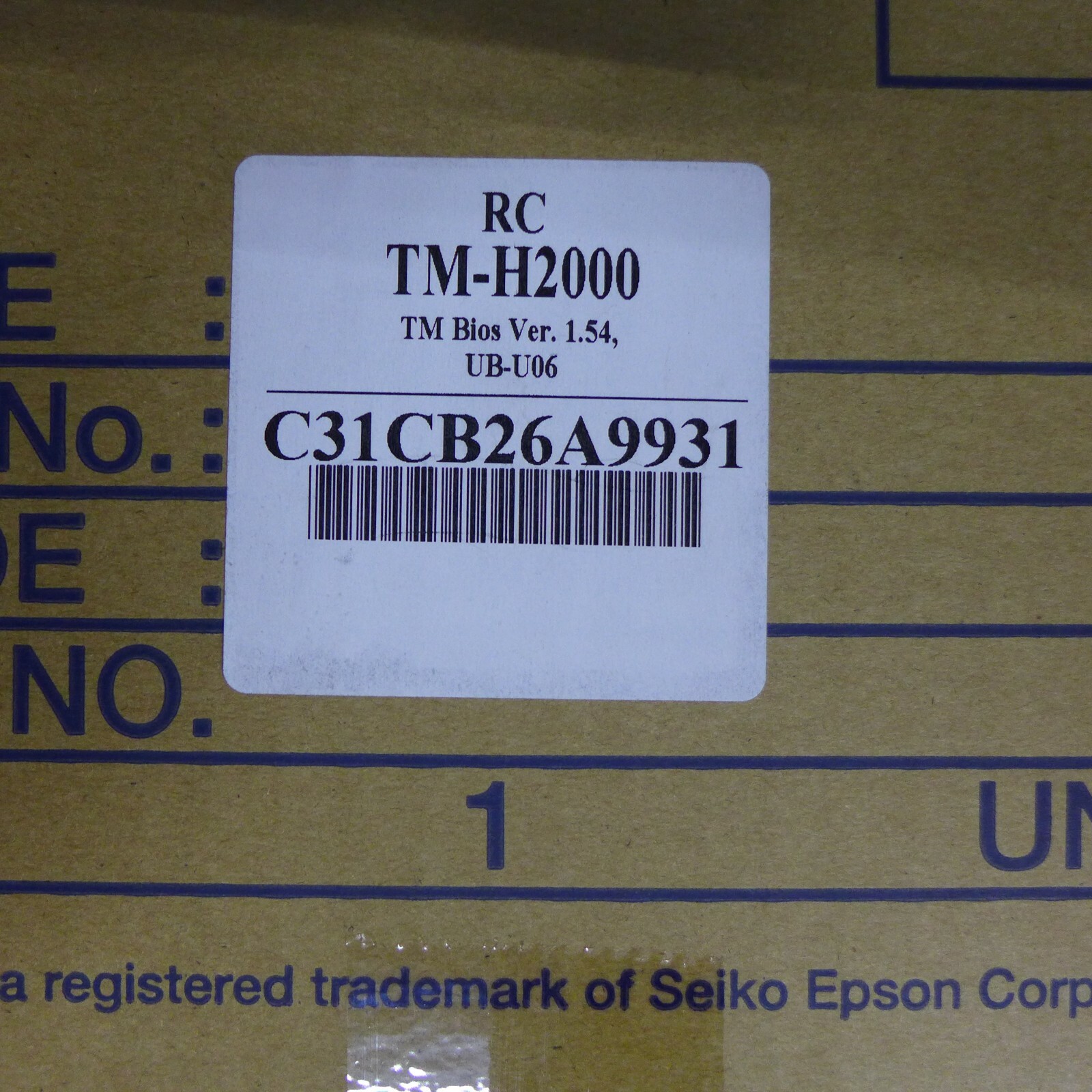 Epson TM-H2000 PUSB Printer - 789105-001 for sale online | eBay