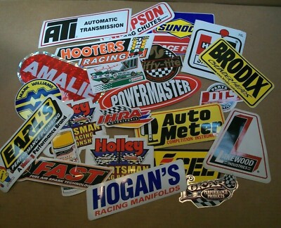 Original Vintage 1970-80's Large Racing Stickers~PICK YOUR OWN~Shipping ...