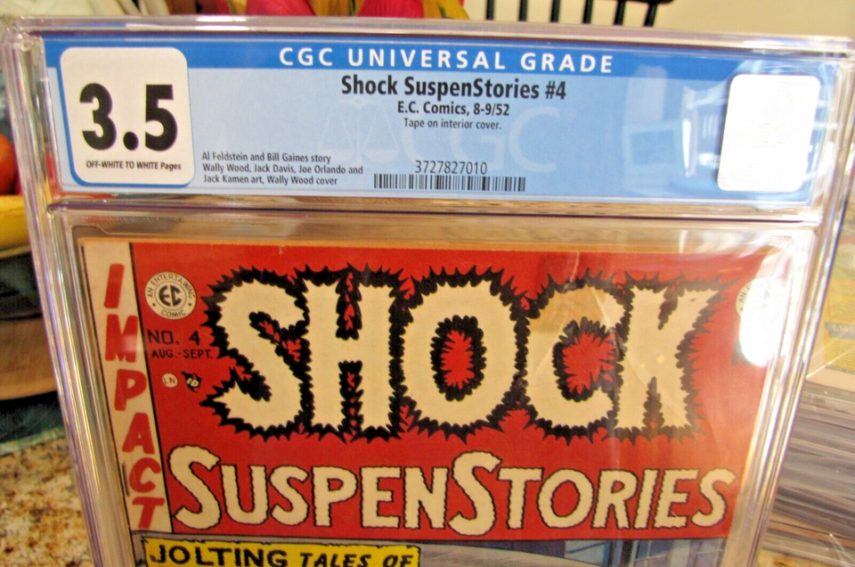 Shock SuspenStories 4 CGC 3.5 Pre-Code EC Comic 1952 Horror & Crime ...