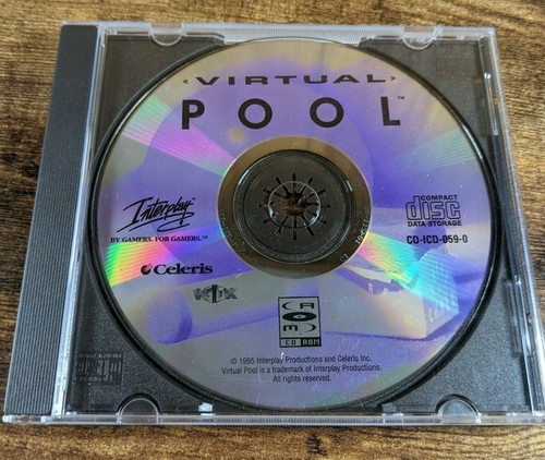 Virtual Pool PC Game Celeris 1995 Billiards Simulation 40421131204 | eBay
