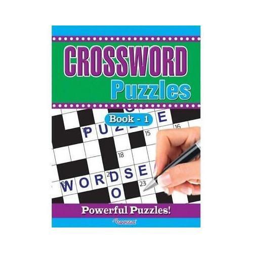 Crossword Puzzles Books Brain Teaser Activity Book Travel 2x Books | eBay