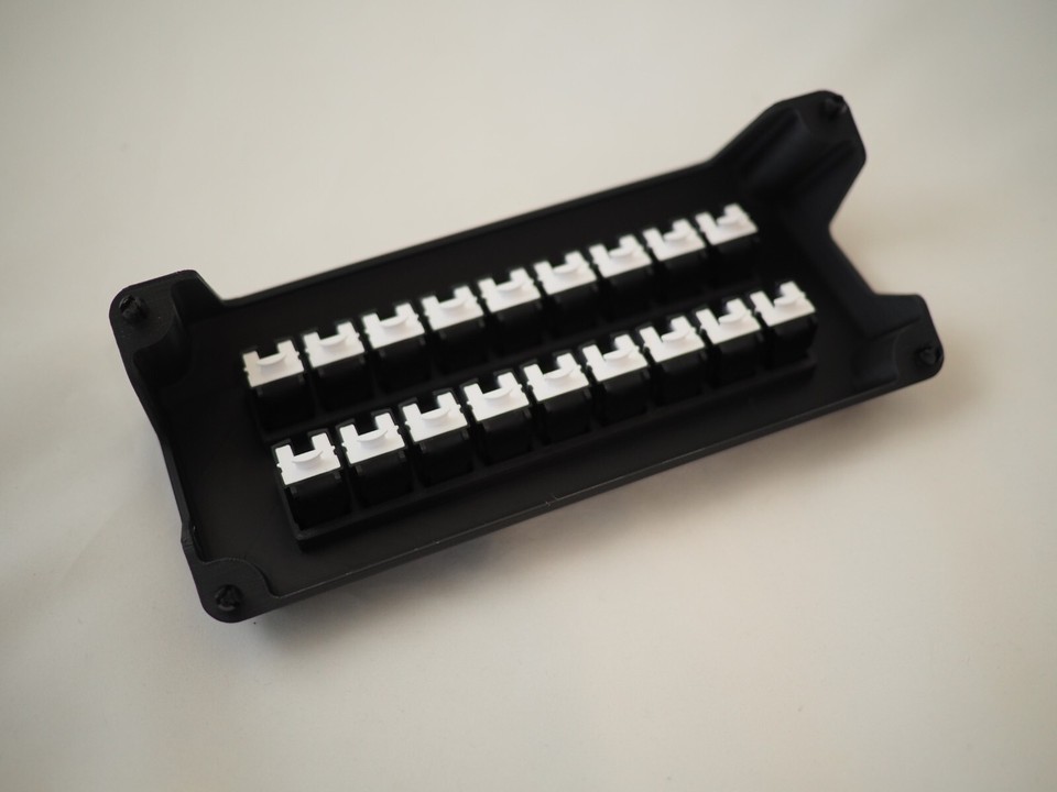 Patch Panel, 18 Port, Cat6 Keystone Jacks for Leviton Structured Media ...