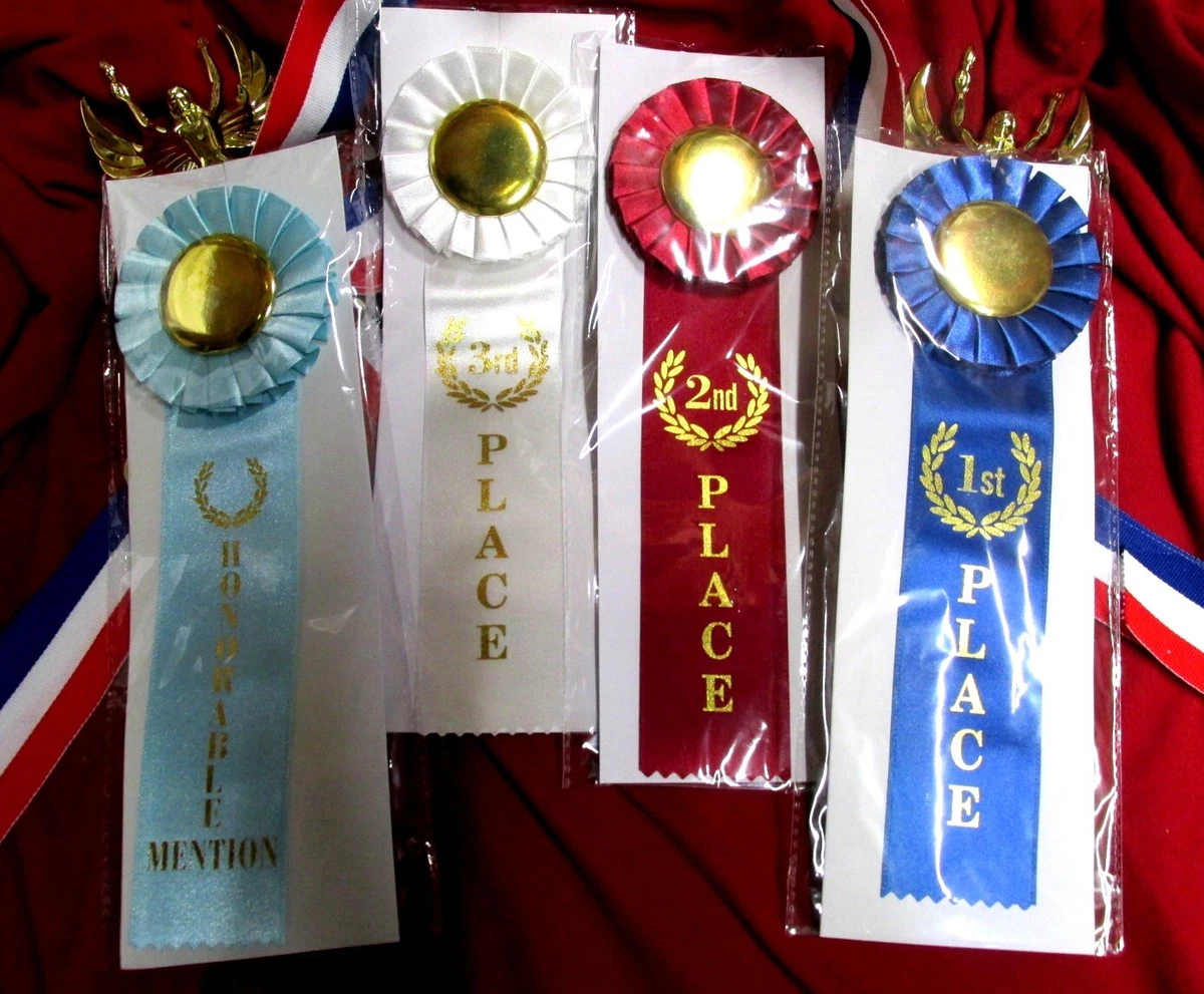 First Second Third Place Ribbon