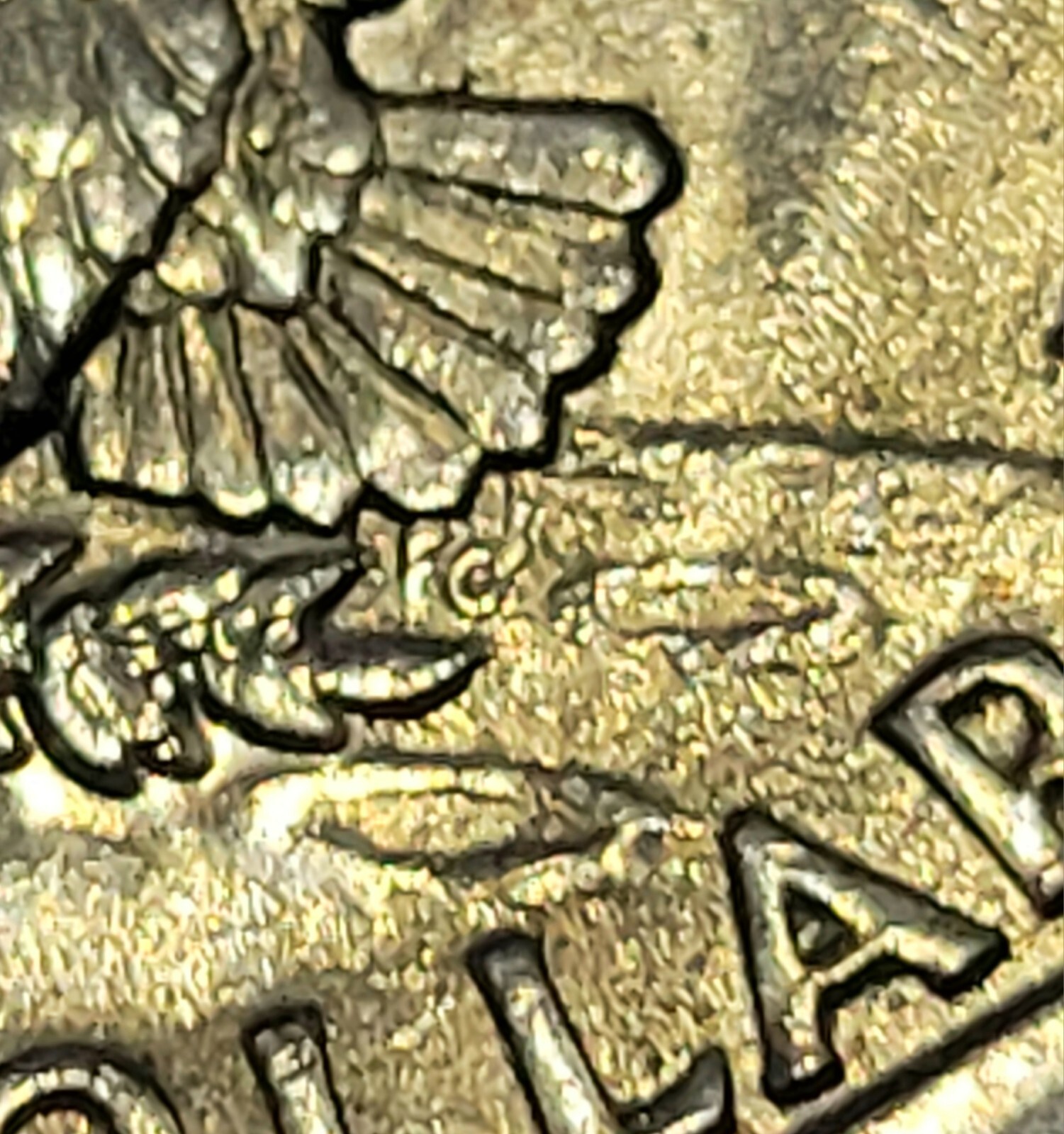 1979 D Susan B Anthony Dollar RARE Error Filled D Dot FG Error & E ...