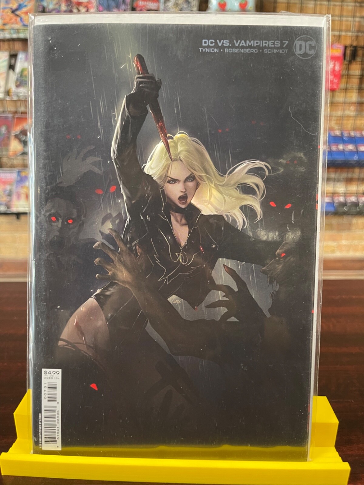 (2022) DC VS VAMPIRES #7 LESLEY LEIRIX LI 1:25 BLACK CANARY VARIANT ...