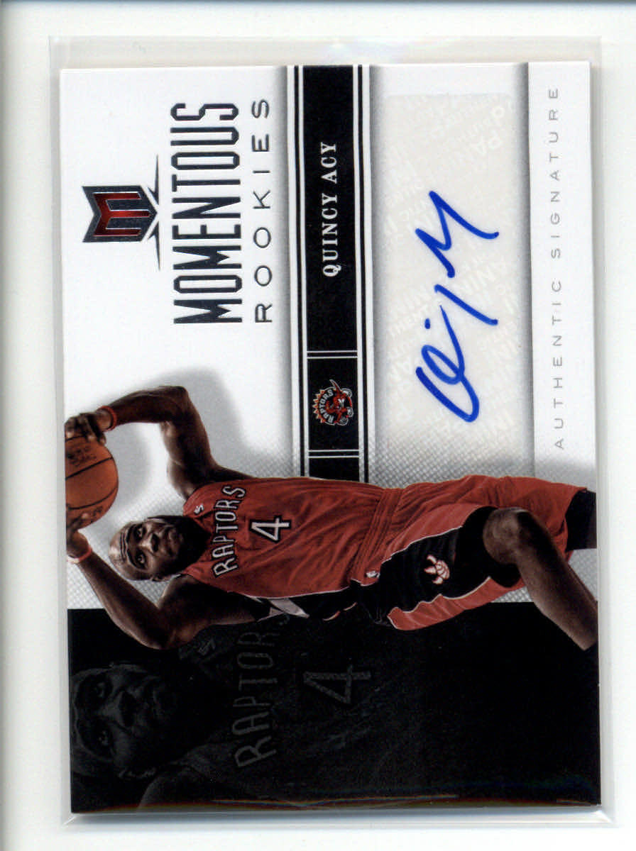 QUINCY ACY 2013 PANINI MOMENTUM ROOKIE AUTOGRAPH AUTO RC AG5712 | eBay