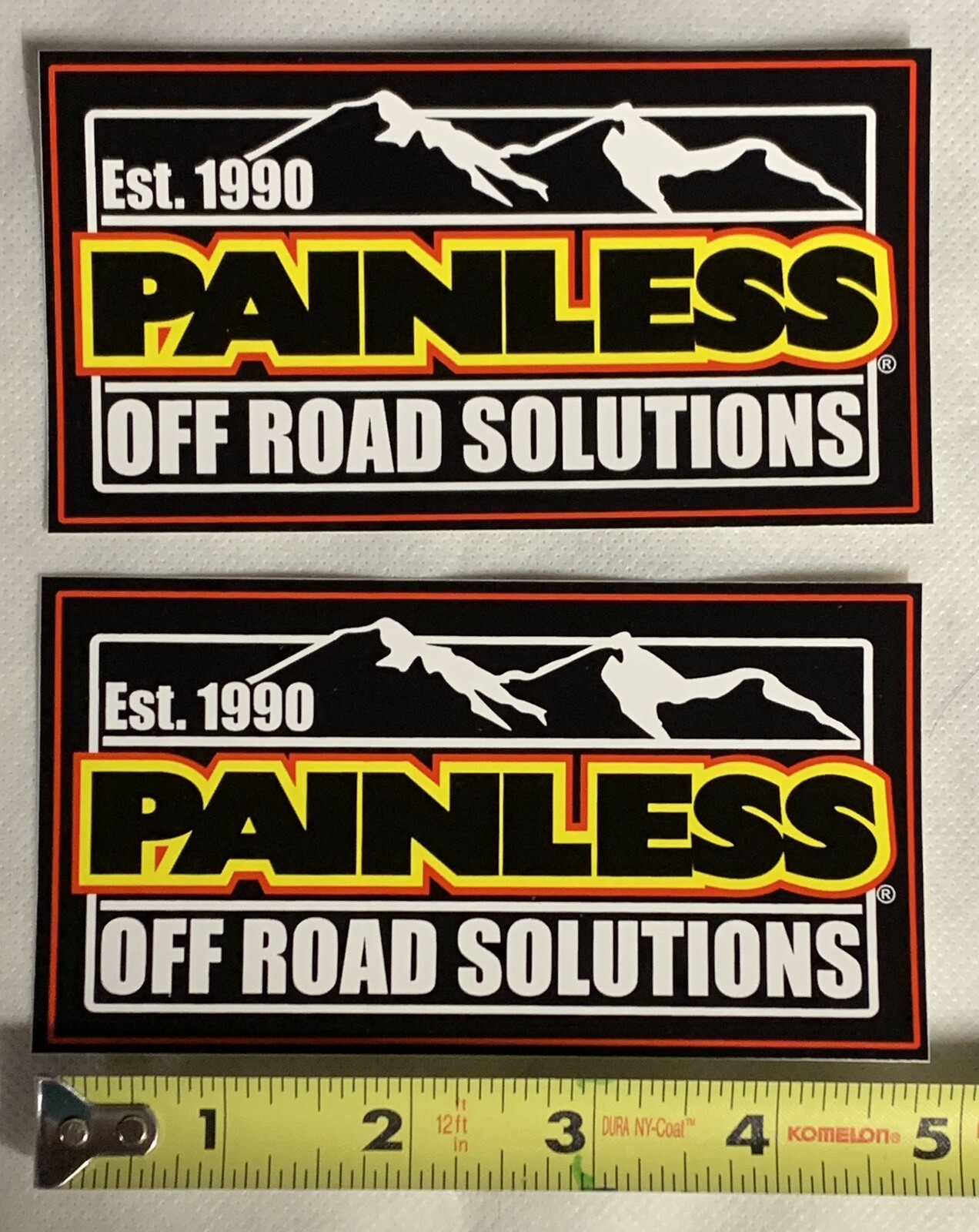 2 PAINLESS OFF ROAD SOLLUTIONS STICKER NHRA STREET RACING CRAWLER ...